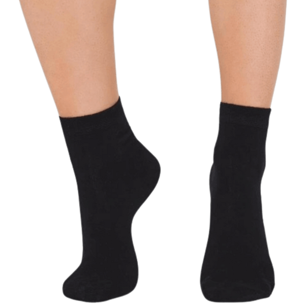 Studio 7 Black Dance Socks - Jazz Tap Ankle Socks - Active Style Dancewear